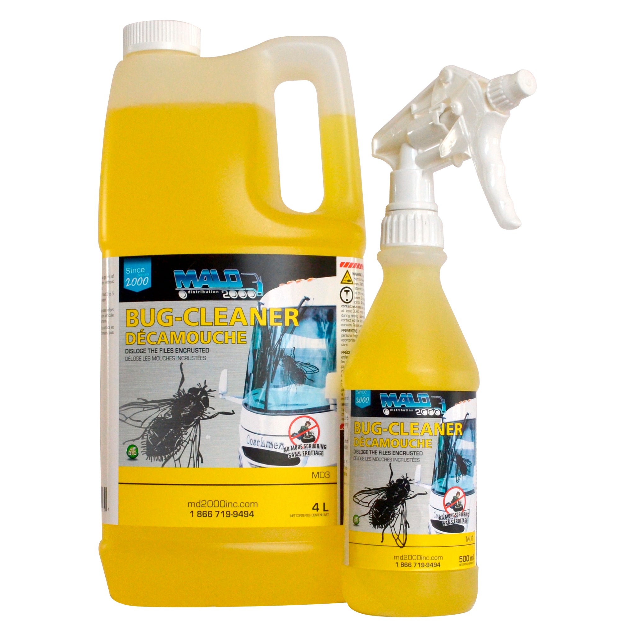 BUG CLEANER - Dislodge the flies encrusted – Malo Distribution 2000 Inc.
